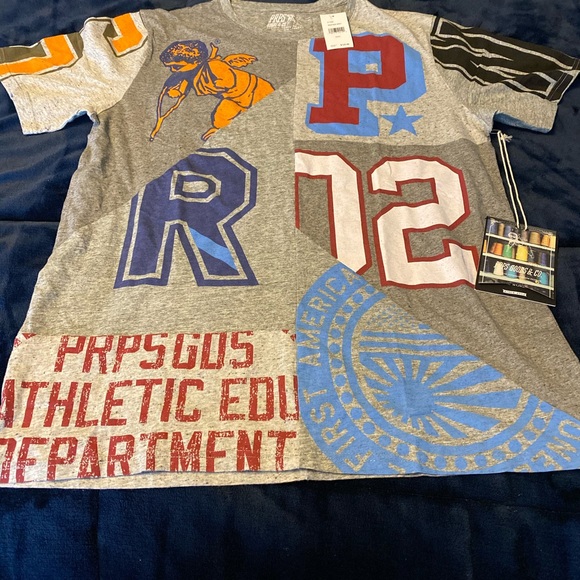 PRPS | Shirts | Heather Grey Prps Graphic Tshirt 7off | Poshmark